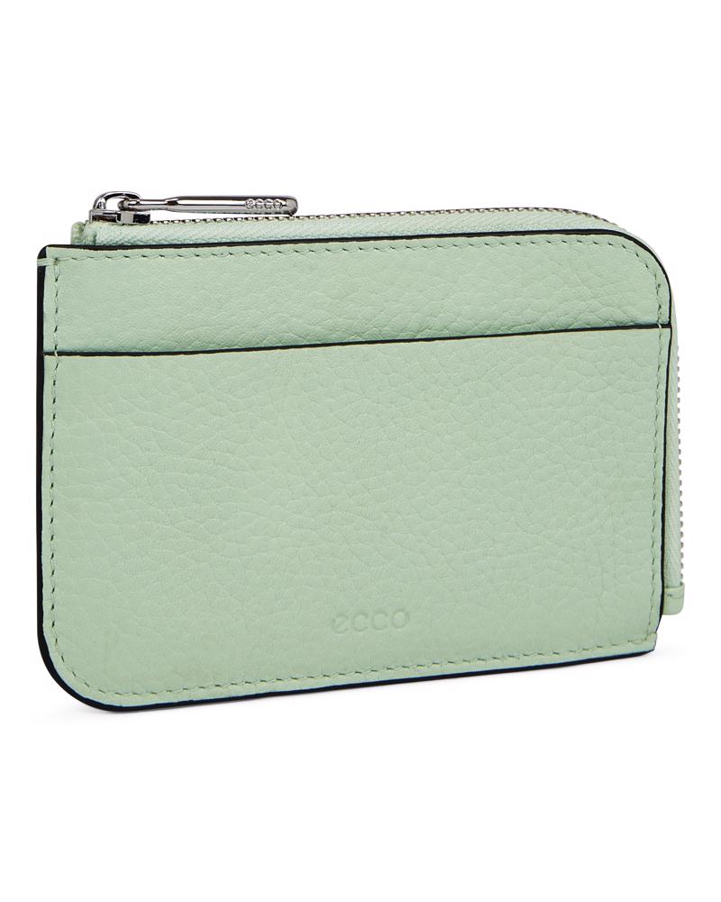 ECCO Card Case Zipped Pebbled Leather | ECCO Trading Co. Ltd